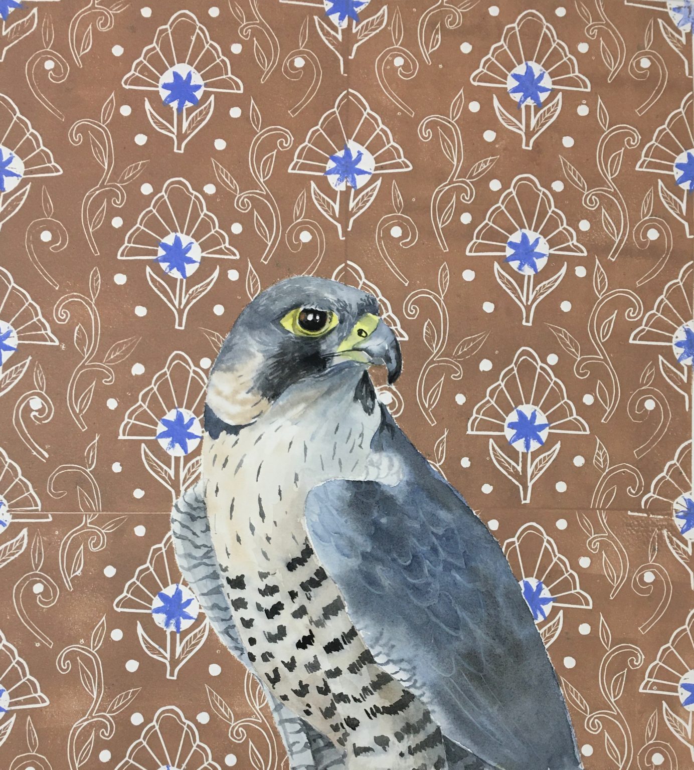 Peregrine Falcon original Painting Moncrieff Bray Gallery peregrine-falcon-original-painting-moncrieff-bray-gallery